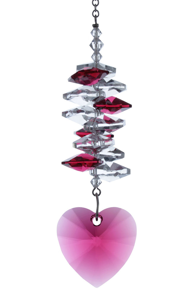 Wild Things Austrian Crystal Ruby Heart Cascade
