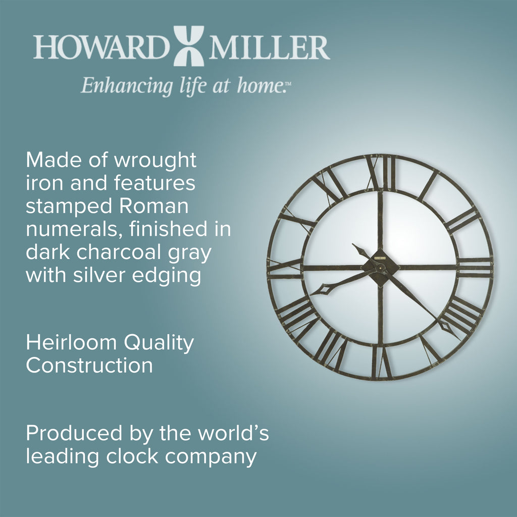 Howard Miller Lacy II Quartz Wall Clock